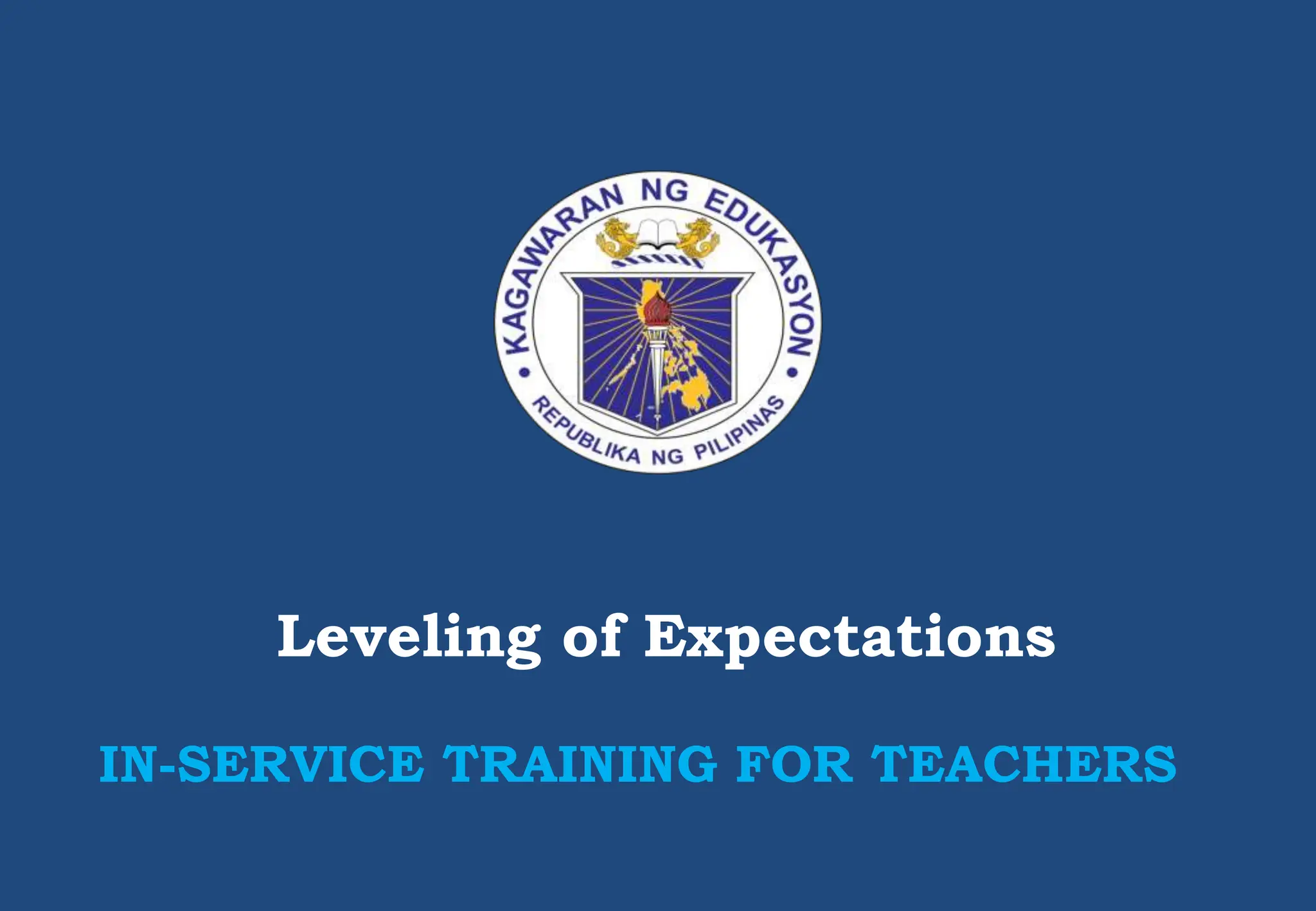 Leveling-of-Expectations Presentation in | PPT