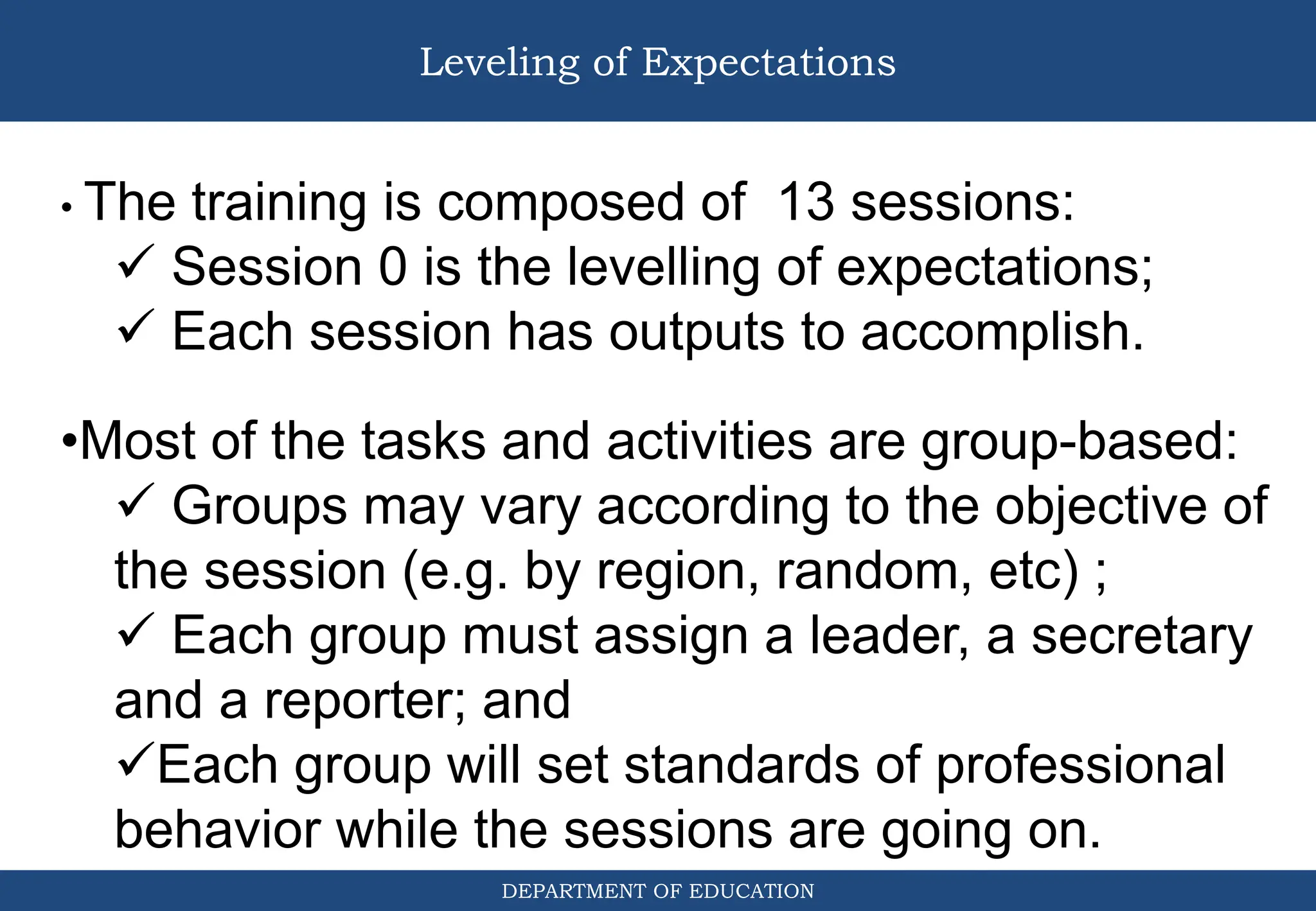 Leveling-of-Expectations Presentation in | PPT | Educational Assessment ...