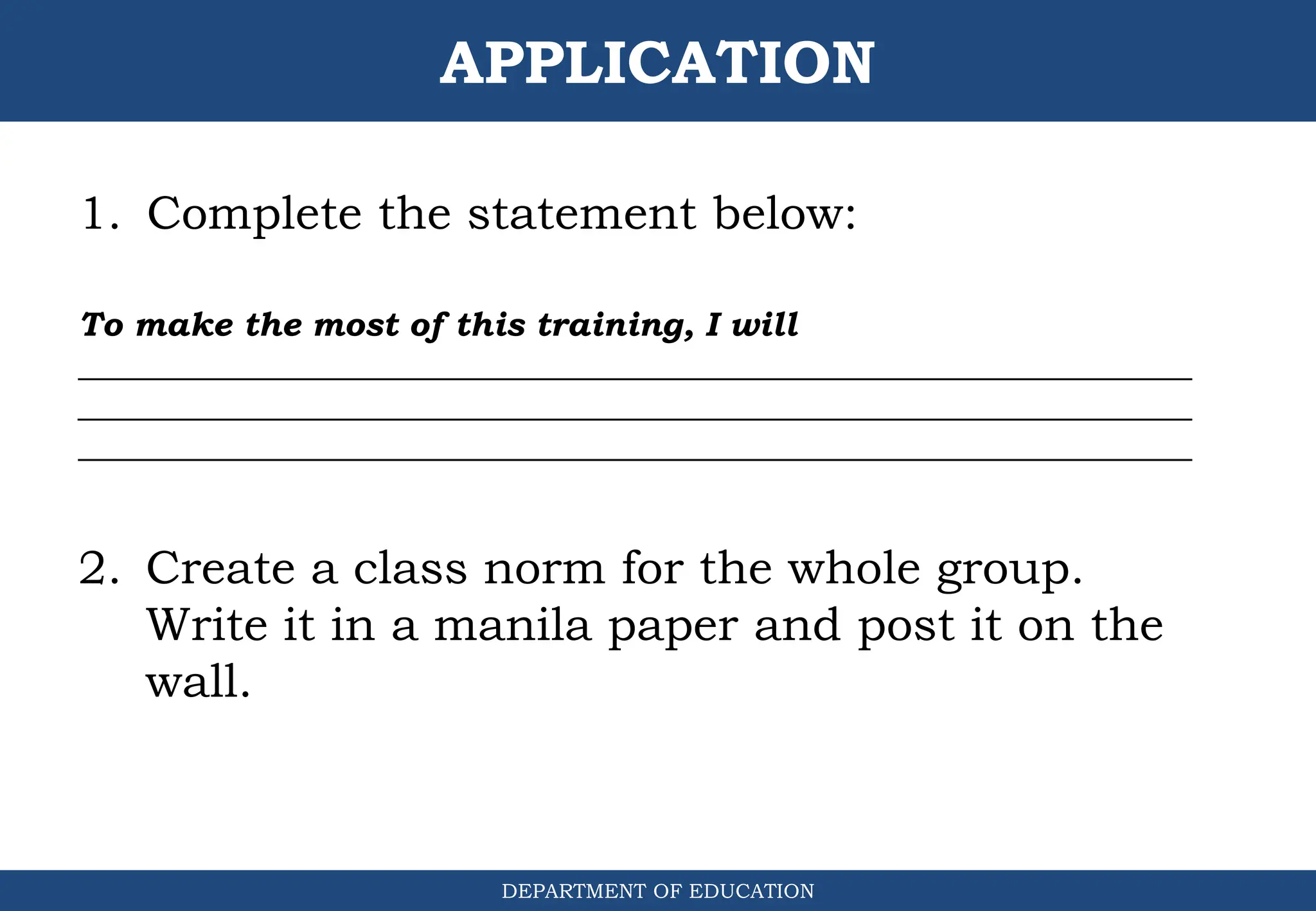 Leveling-of-Expectations Presentation in | PPT