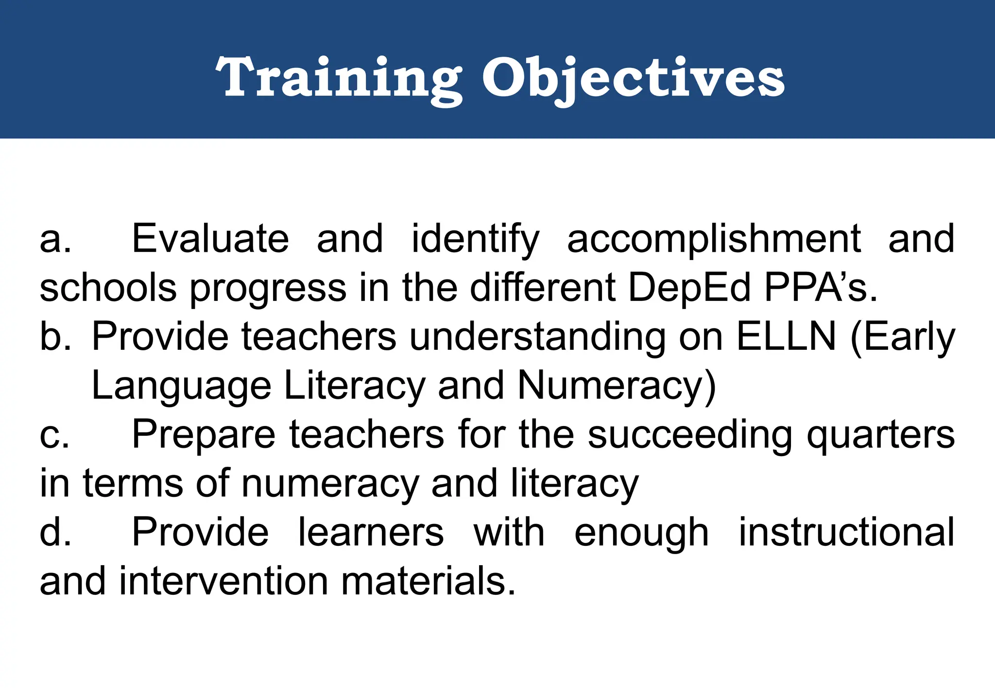 Leveling-of-Expectations Presentation in | PPT