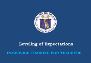 Leveling-of-Expectations Presentation in | PPT