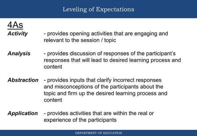 Leveling-of-Expectations Presentation in | PPT | Educational Assessment ...