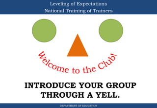 Leveling-of-Expectations Presentation in | PPT