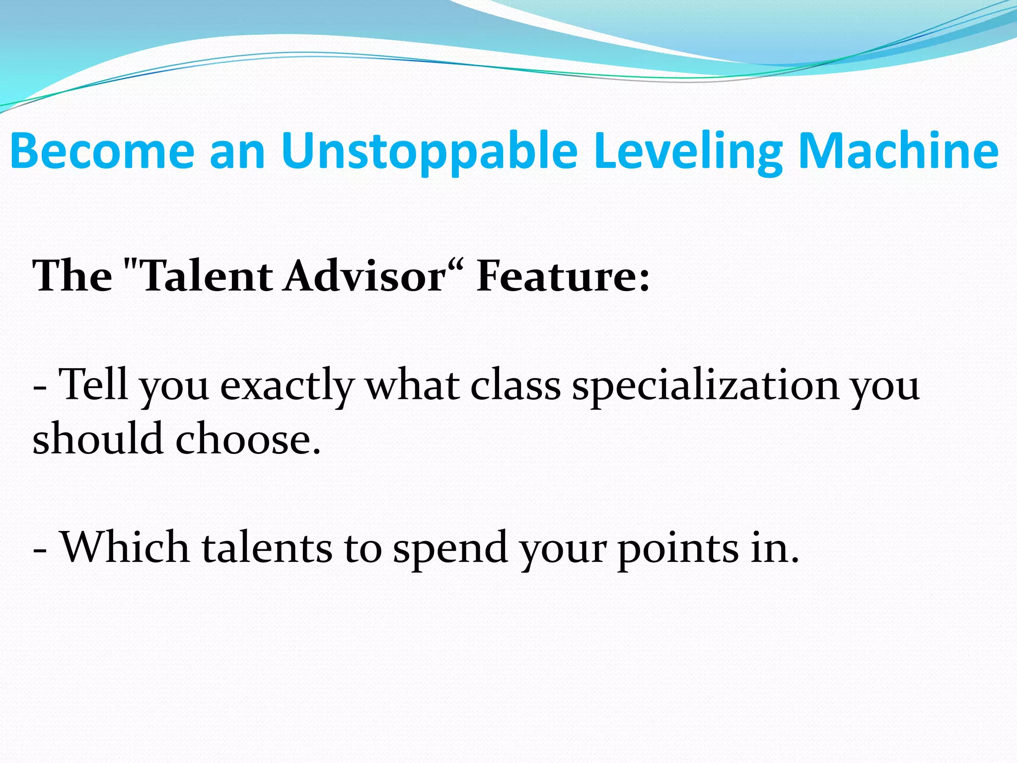 Leveling guide | PPTX