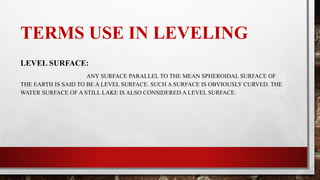 Leveling in survey | PPT