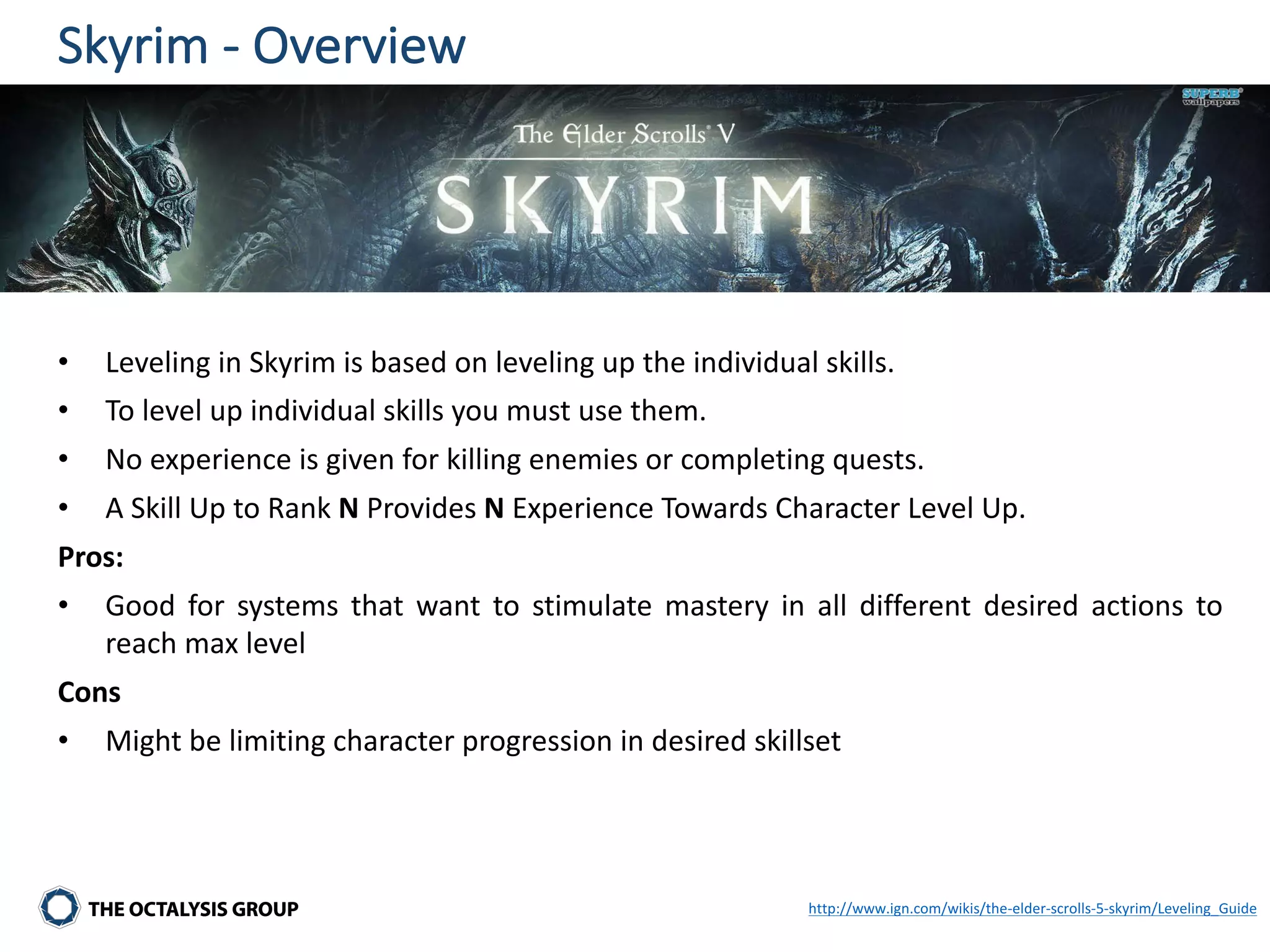 Gamification - Examples of different leveling and skill points systems ...