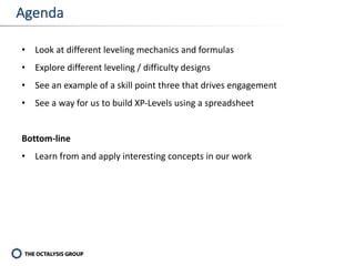 Gamification - Examples of different leveling and skill points systems ...