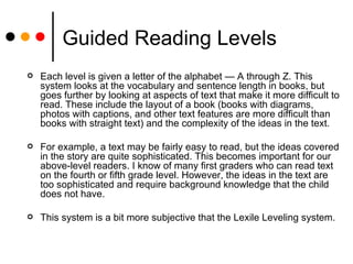 Leveling text | PPT