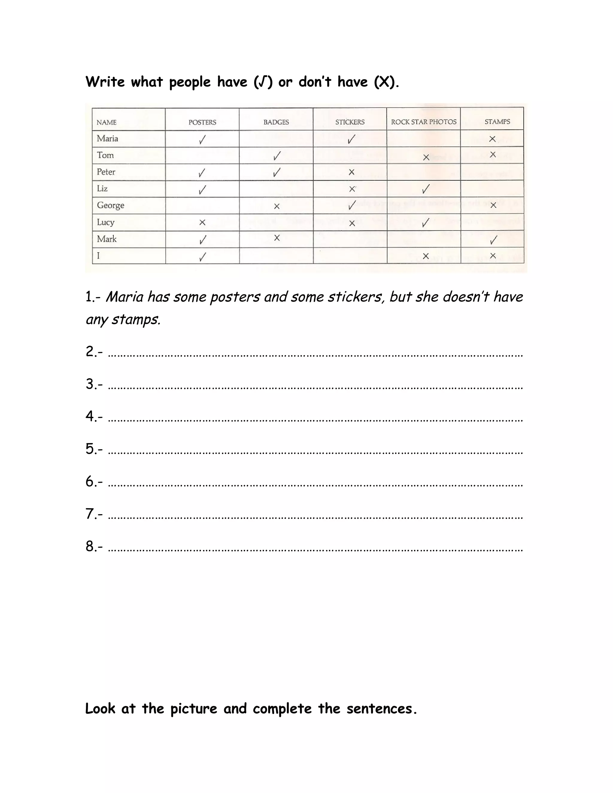 Level i practice countable and uncountable nouns | DOC