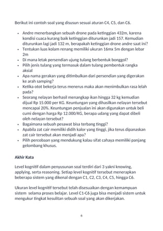 level Kognitif dalam pembuatan soal.docx