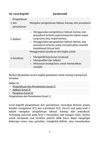 level Kognitif dalam pembuatan soal.docx