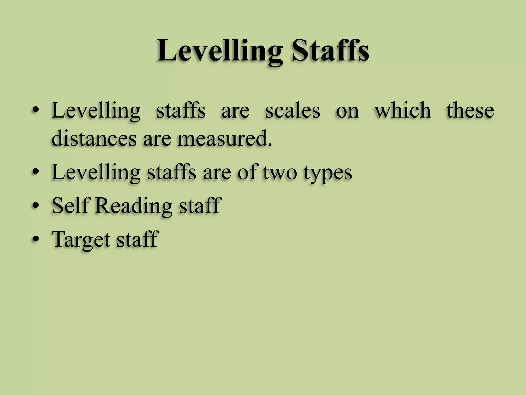 Levelling | PPTX