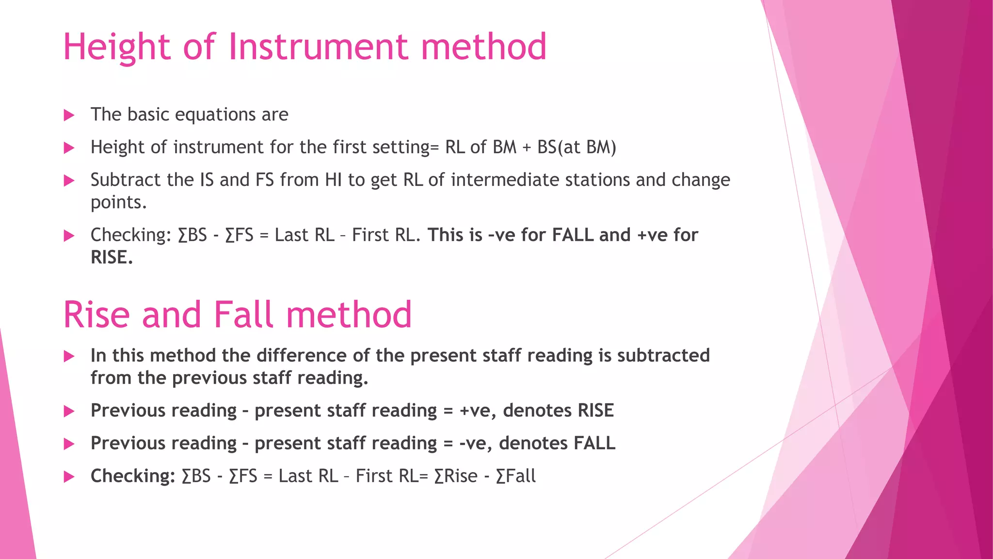Levelling in Surveying | PDF