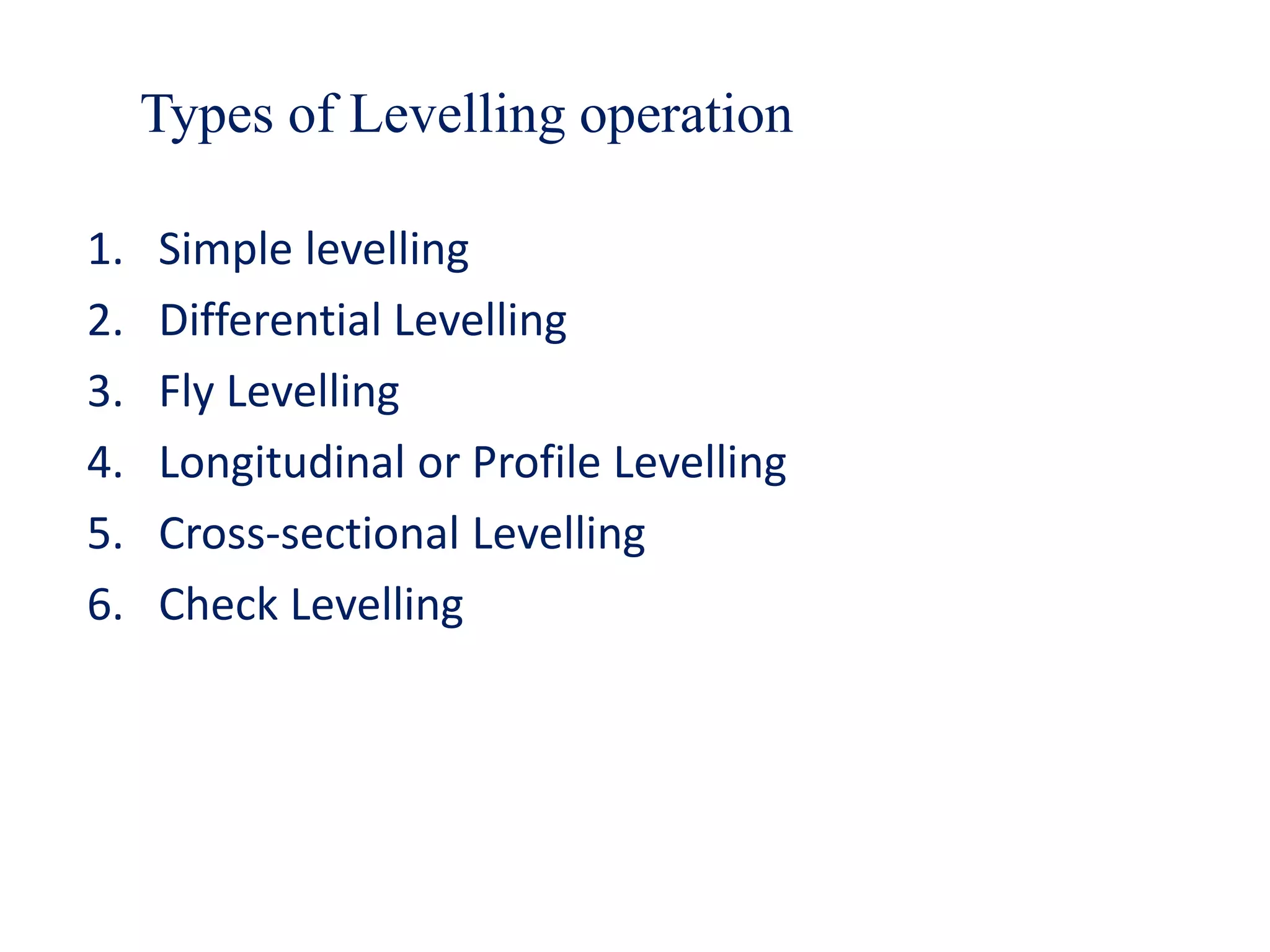 Levelling | PPTX