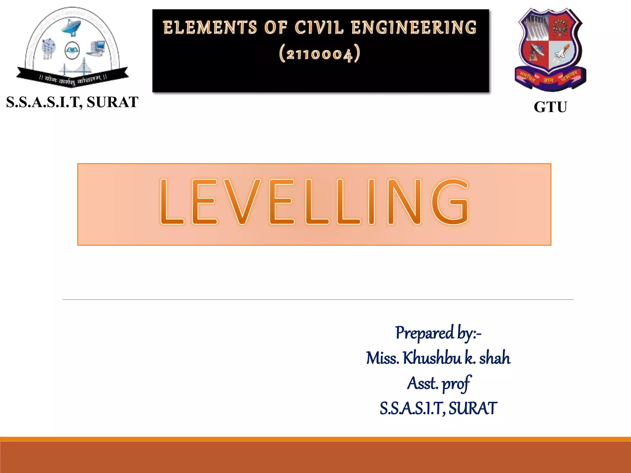 Levelling | PPT