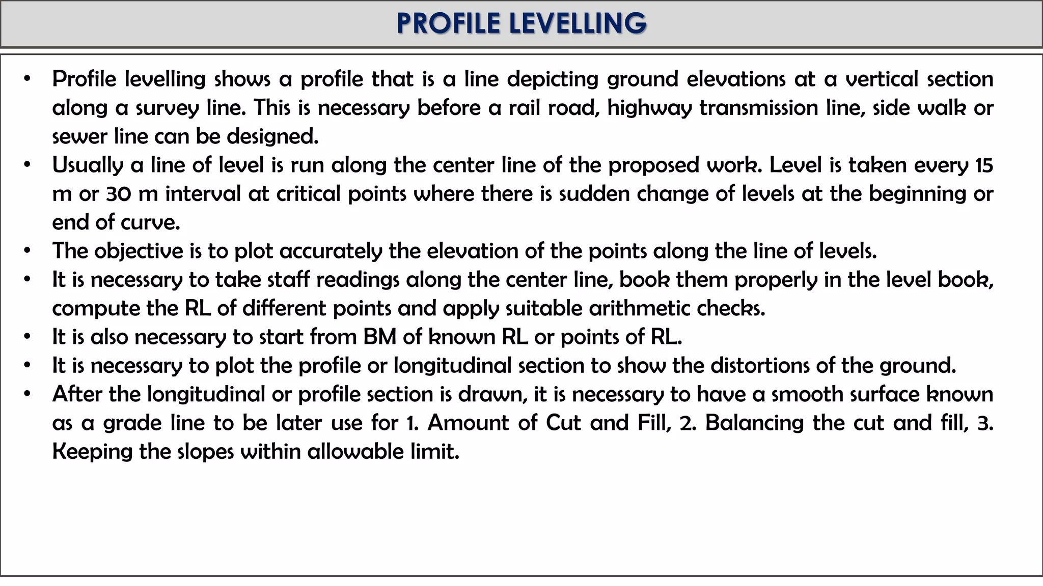 Levelling in Surveying | PDF