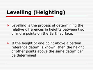 Levelling | PPT