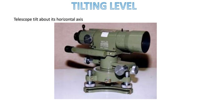 LEVELLING METHODS AND INSTRUMENTS IN SURVEYING | PPTX | Physics | Science