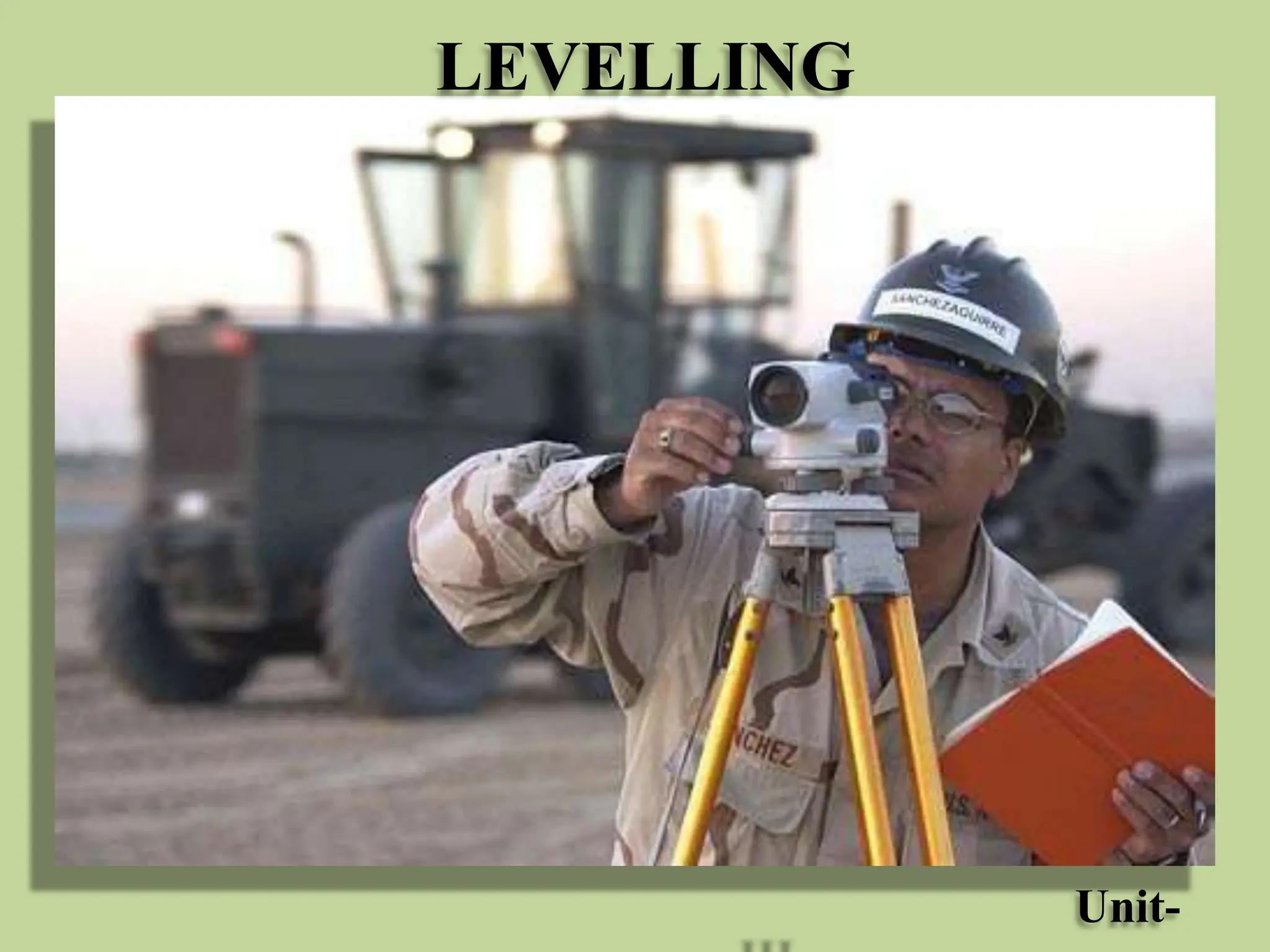 Levelling.pptx for civil engineering and b tech | PPTX
