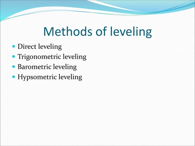 Levelling .ppt