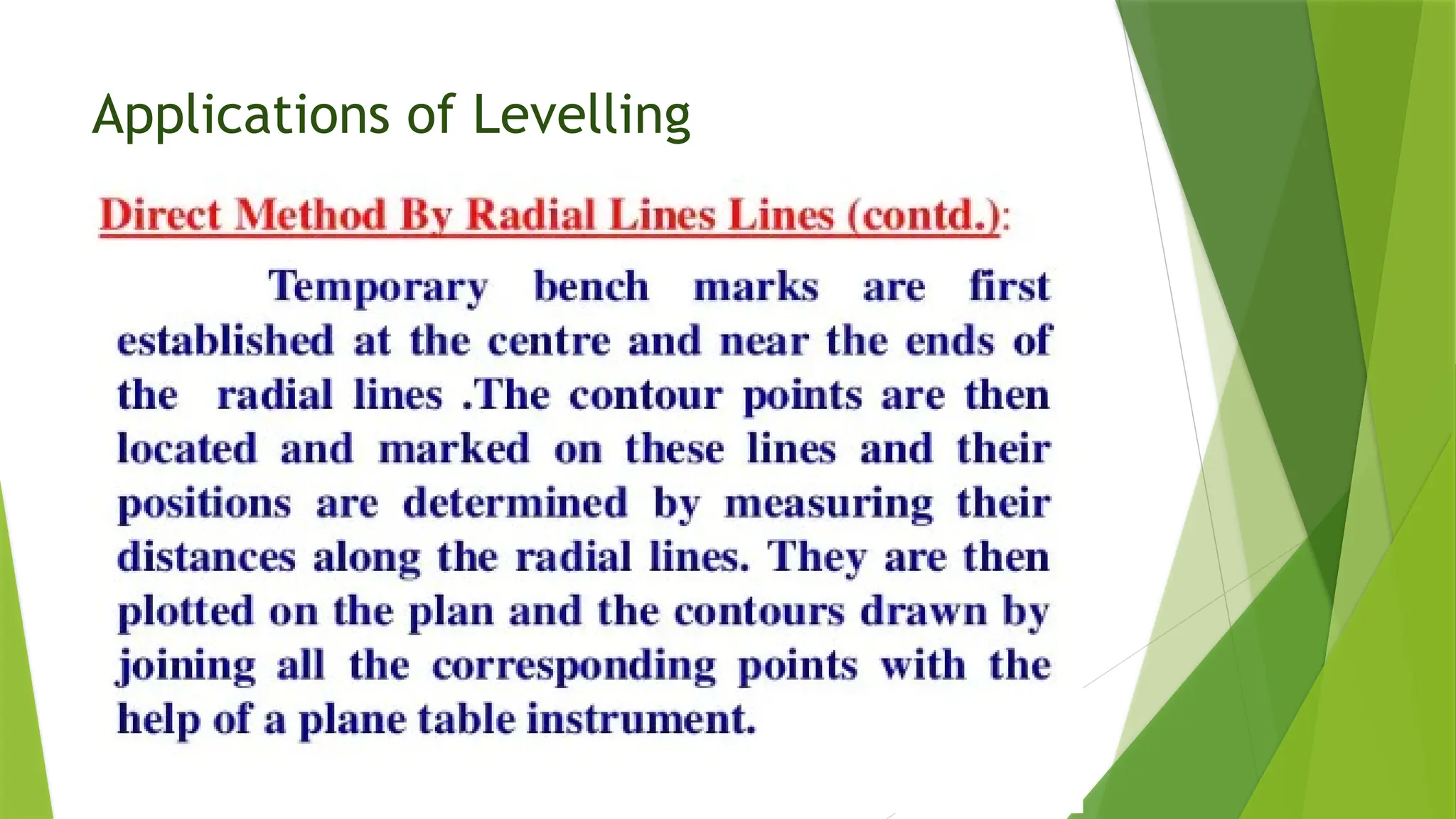 Levelling Applications civil engineering.pptx