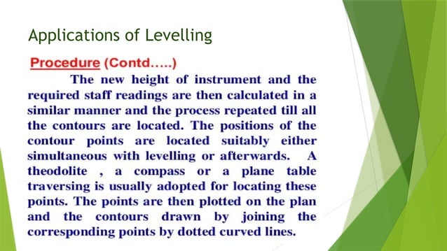 Levelling Applications civil engineering.pptx