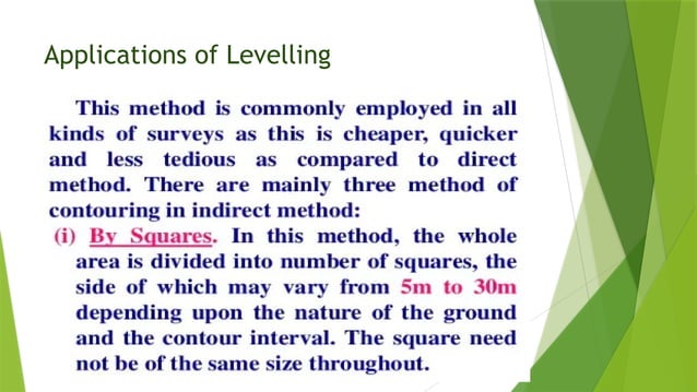 Levelling Applications civil engineering.pptx