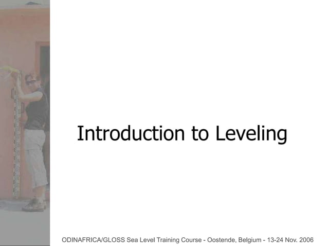 Levelling Introduction.ppt