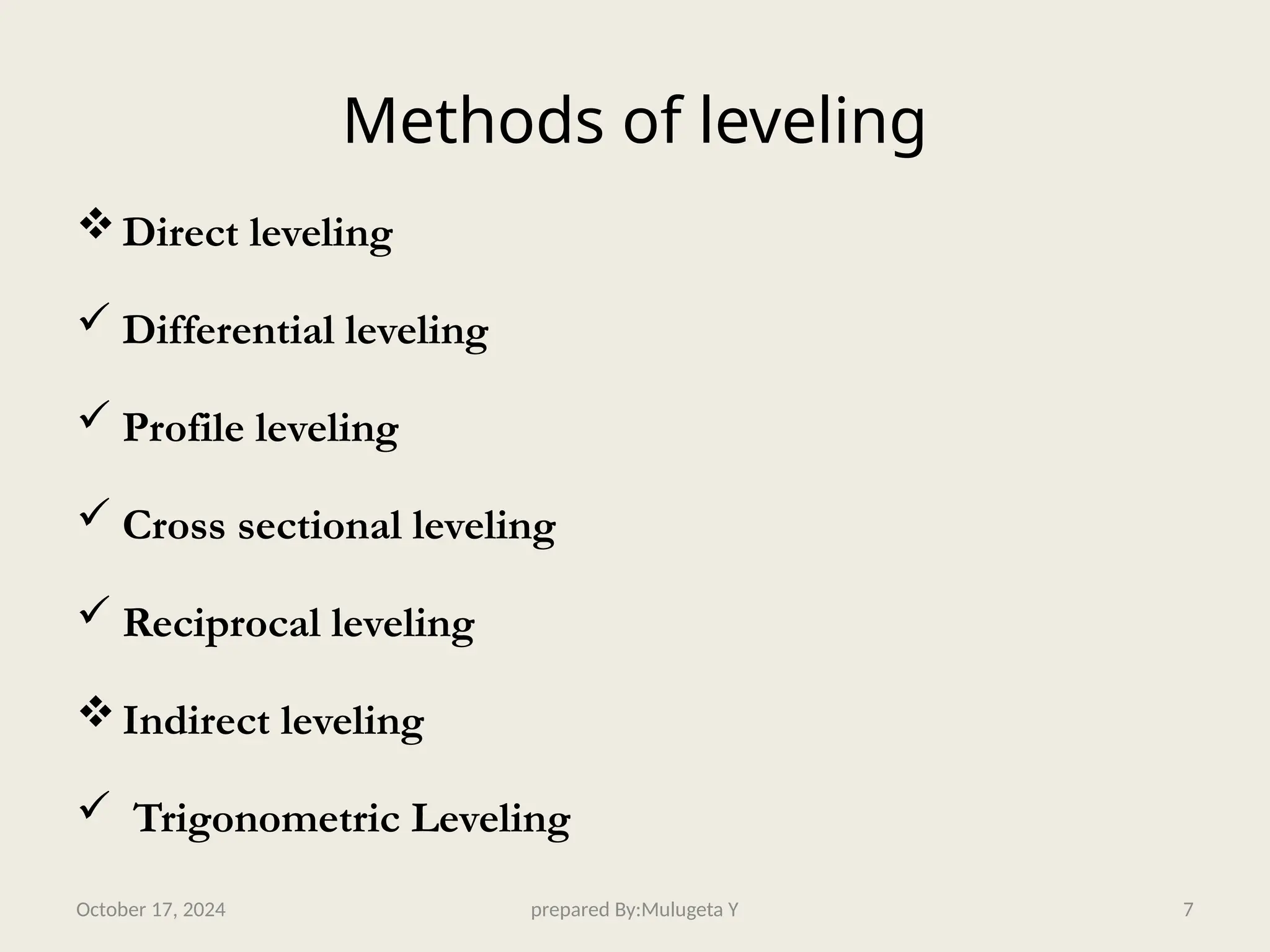 levelling measurment for survey Ar ppt.pptx