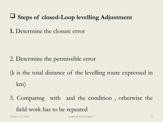 levelling measurment for survey Ar ppt.pptx