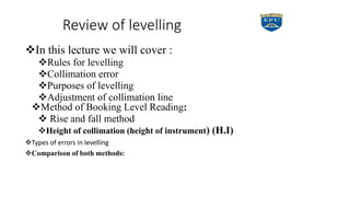 LEVELLING PROCEDURES | PDF