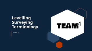Levelling Surveying Terminology in Advanced Surve | PPTX | Geology ...