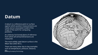 Levelling Surveying Terminology in Advanced Surve | PPTX | Geology ...