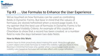 (21.06.19) Levelling Up with Dynamic Forms and Actions | PPT