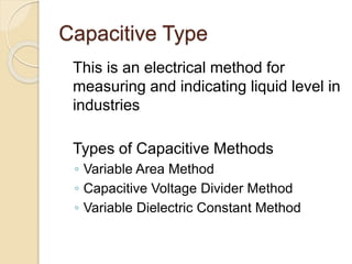 Level measurement | PPT