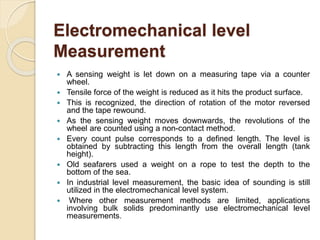 Level measurement | PPT