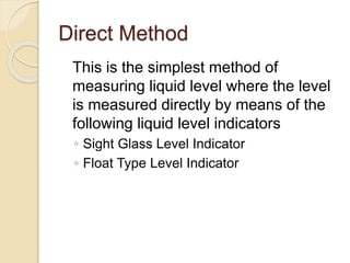 Level measurement | PPT