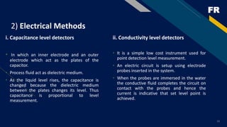 Level measurement instruments | PPTX