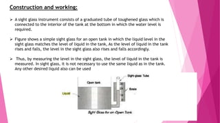 Level measurement ppt | PPTX