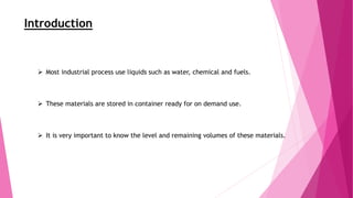 Level measurement ppt | PPTX