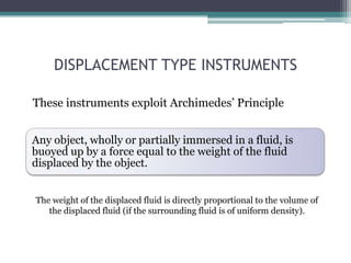 Level measuring instruments | PPTX