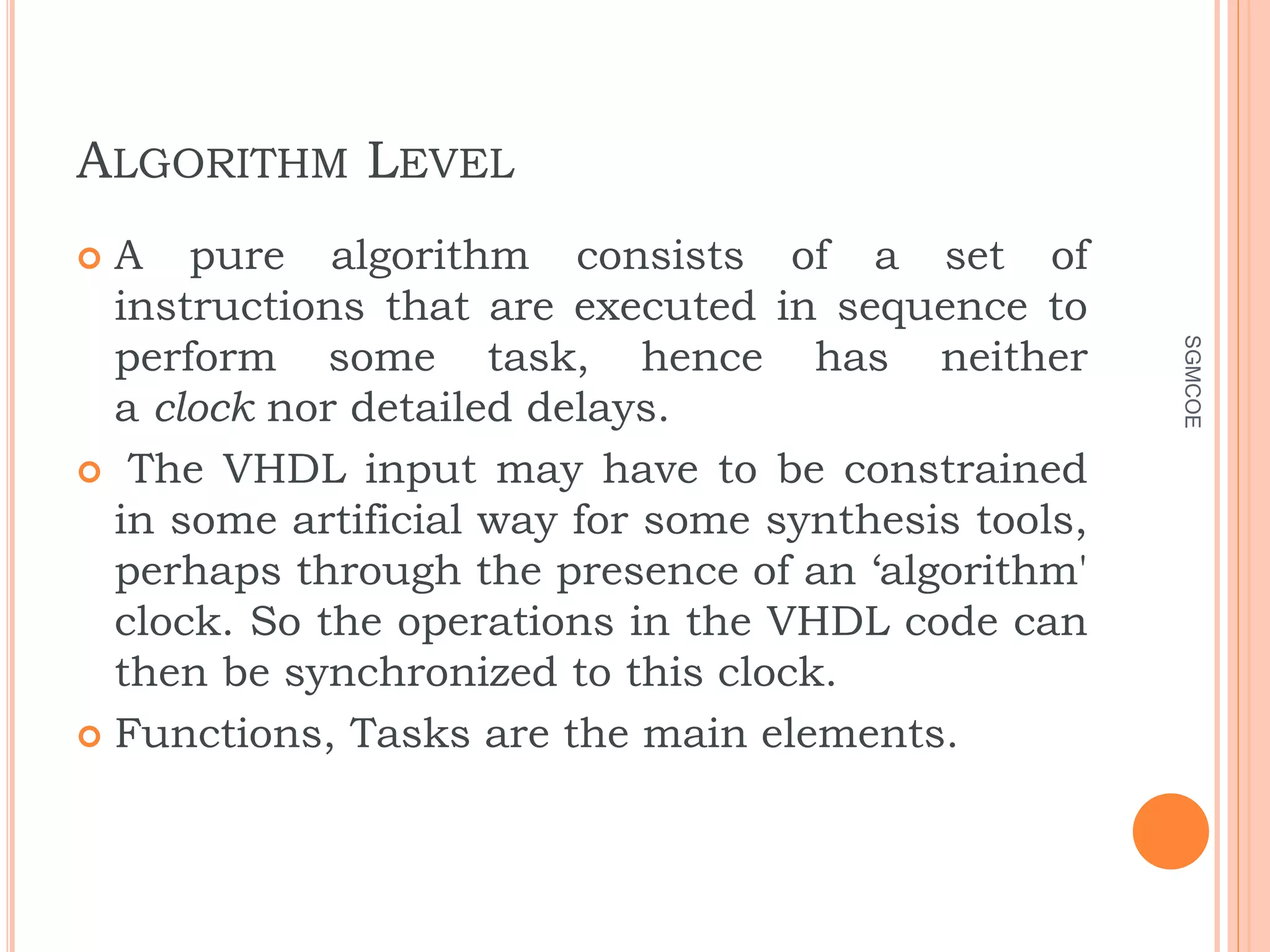 Level of abstraction | PPTX