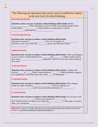 Level of critical thinking | PDF