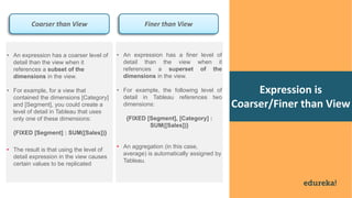 Tableau LOD Expressions | Edureka | PDF