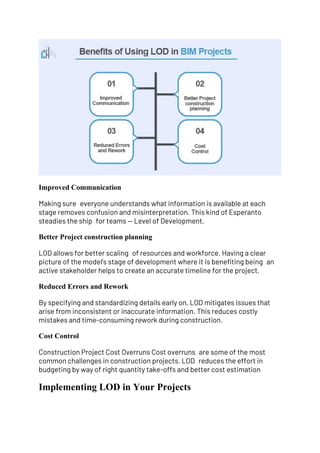 Level of Development (LOD) in BIM: 100, 200, 300, 350, 400, 500 | PDF