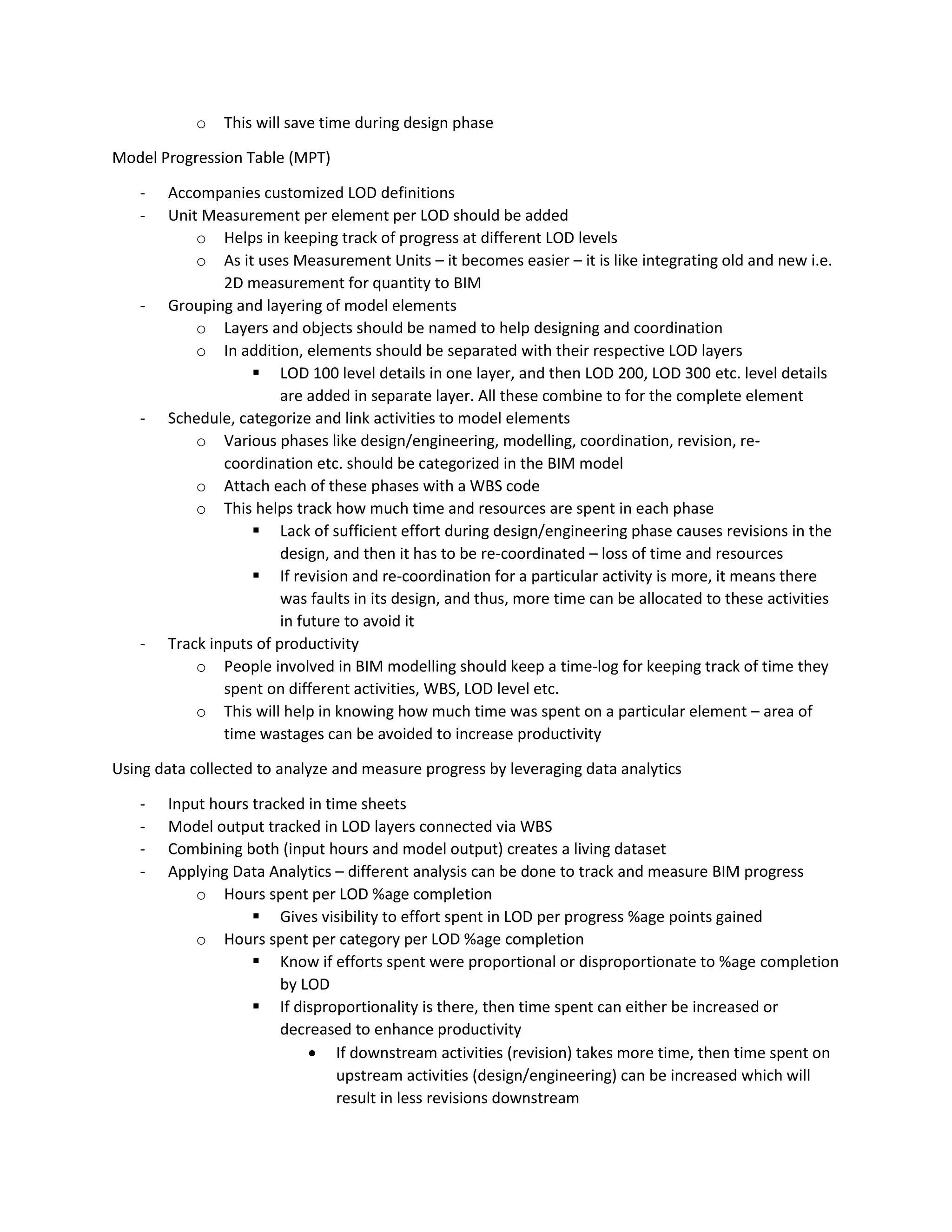 Level of development - BIM | PDF