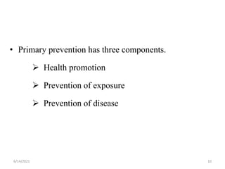 Levels of disease prevention | PPTX