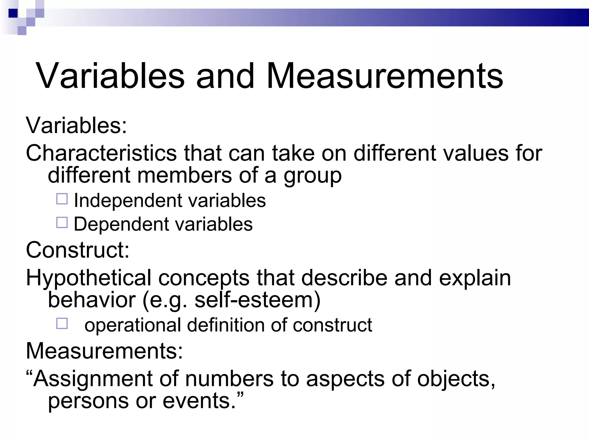 Level Of Measurement | PPT
