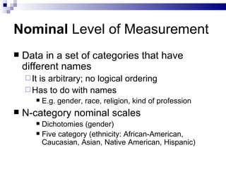 Level Of Measurement | PPT