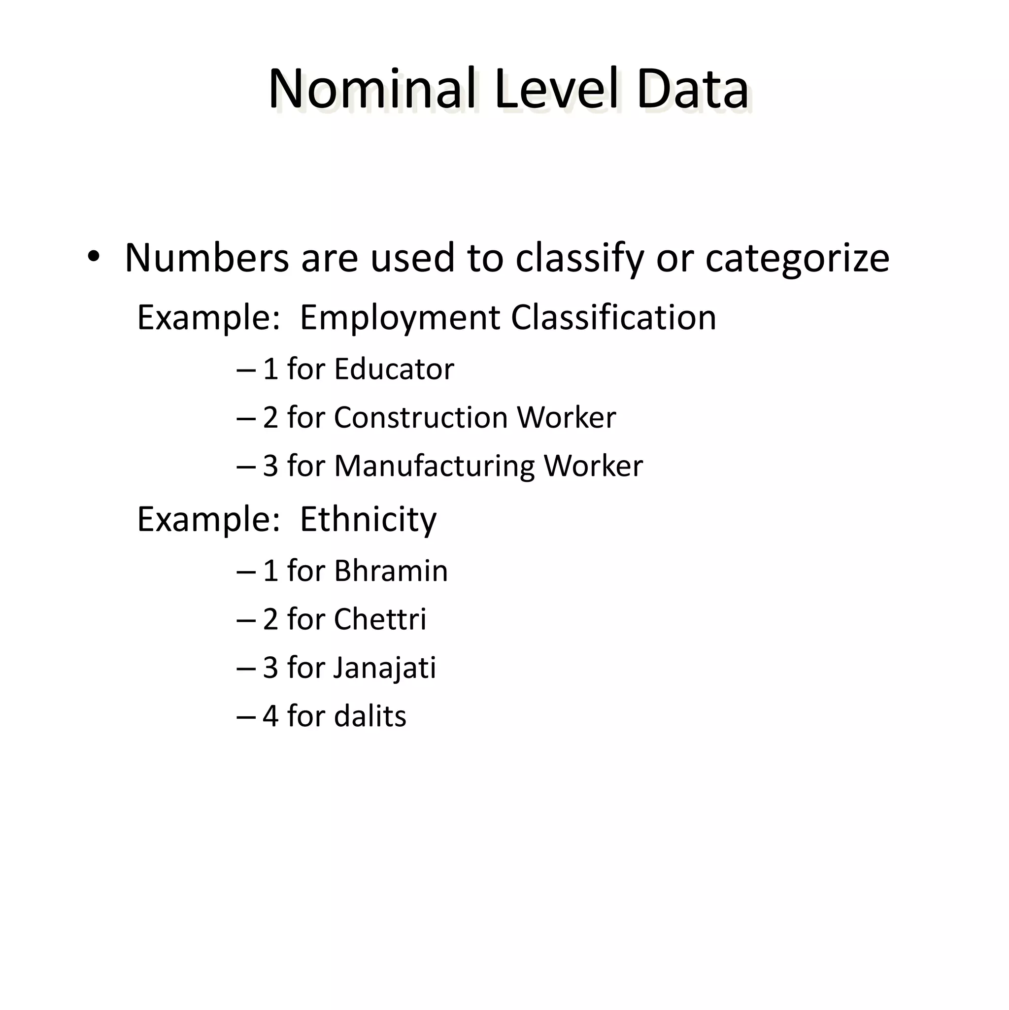 Level of measurement | PDF